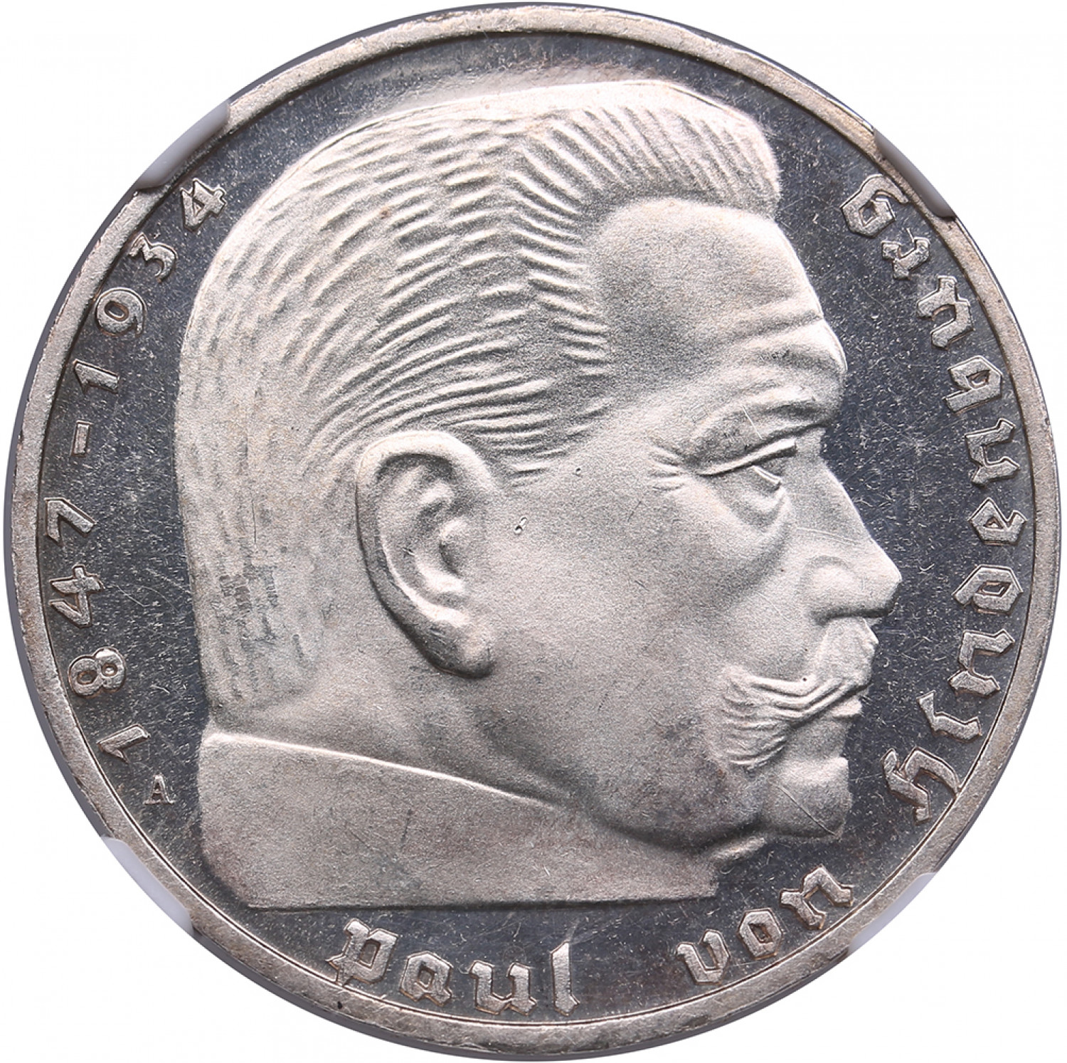 Germany, Third Reich 2 Reichsmark 1937 A - NGC PF 63 CAMEO - Lot №187 ...