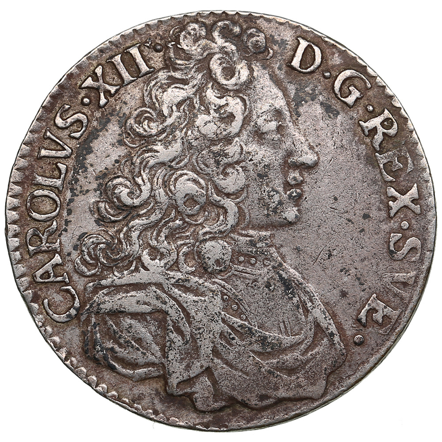 Sweden 2 Mark 1701 - Karl XII (1697-1718) - Positsioon №424. Oksjon ...
