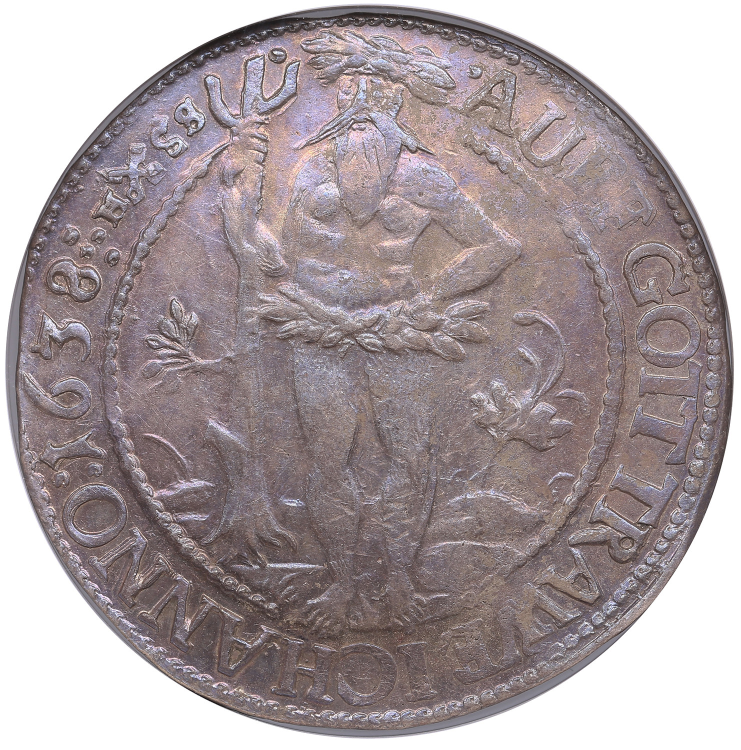 Germany (Brunswick-Luneburg-Calenberg, Zellerfeld) Taler 1638 - Georg I (1636-1641) - NGC MS 62 ...
