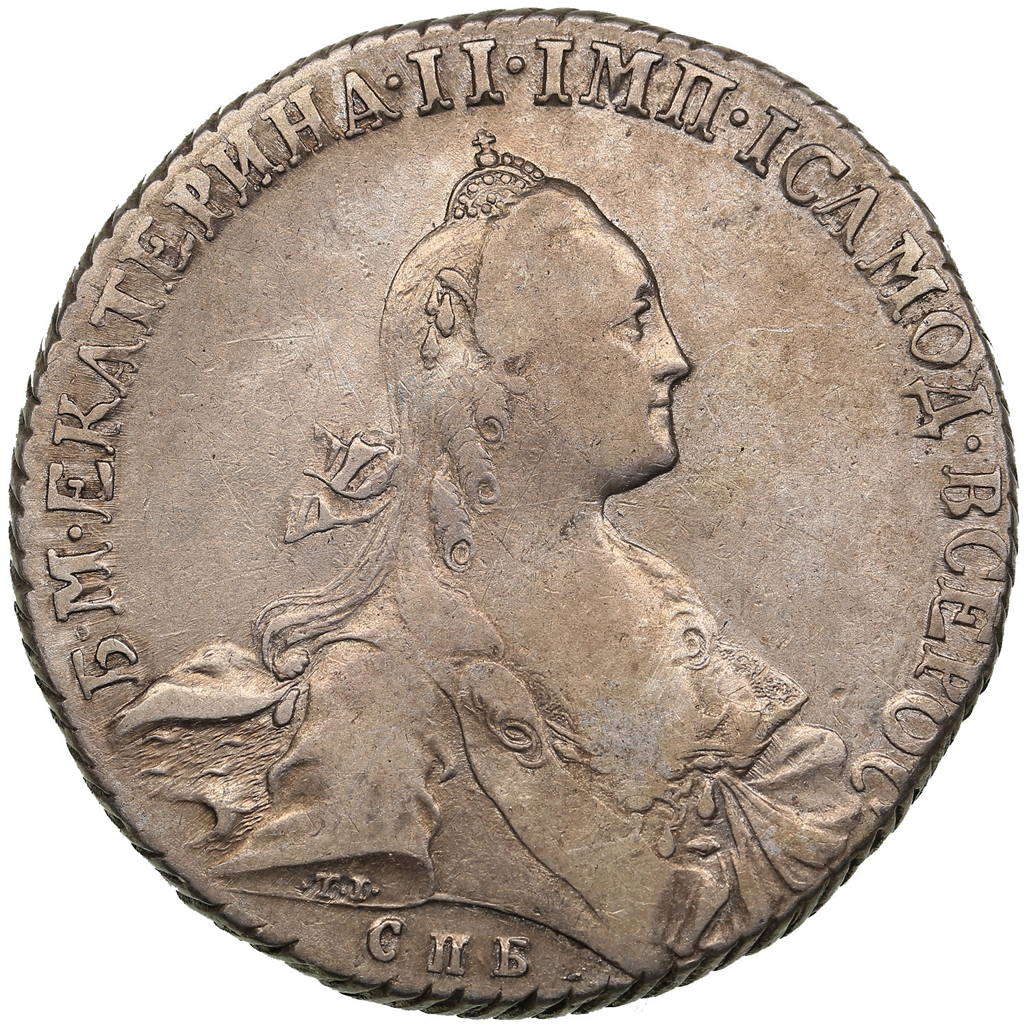 Russia Rouble 1767 СПБ-АШ - Catherine II (1762-1796) - Positsioon №1240 ...