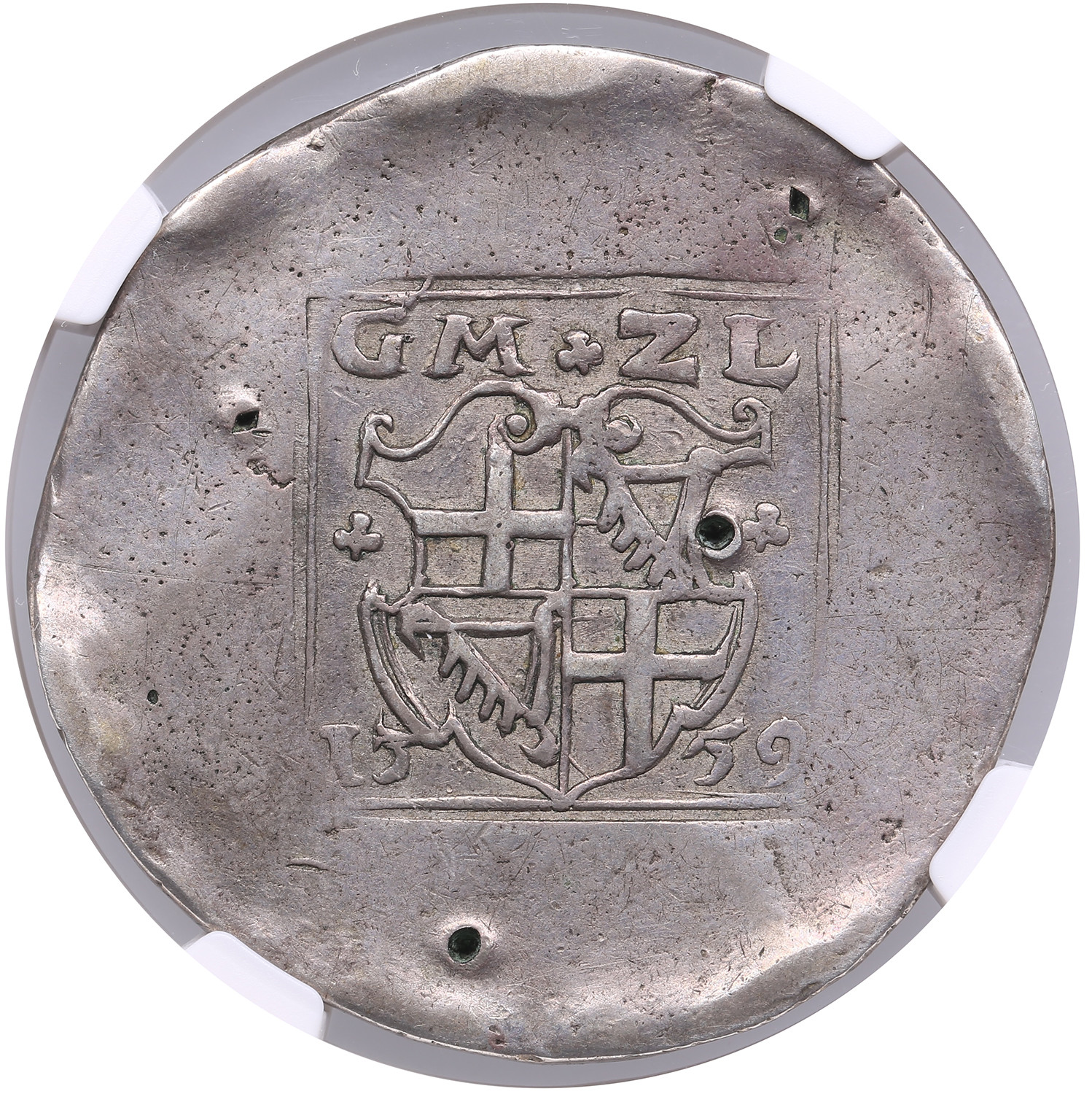 Reval (Livonian Order) Taler (Silver Klippe) 1559 - Gotthard Kettler ...