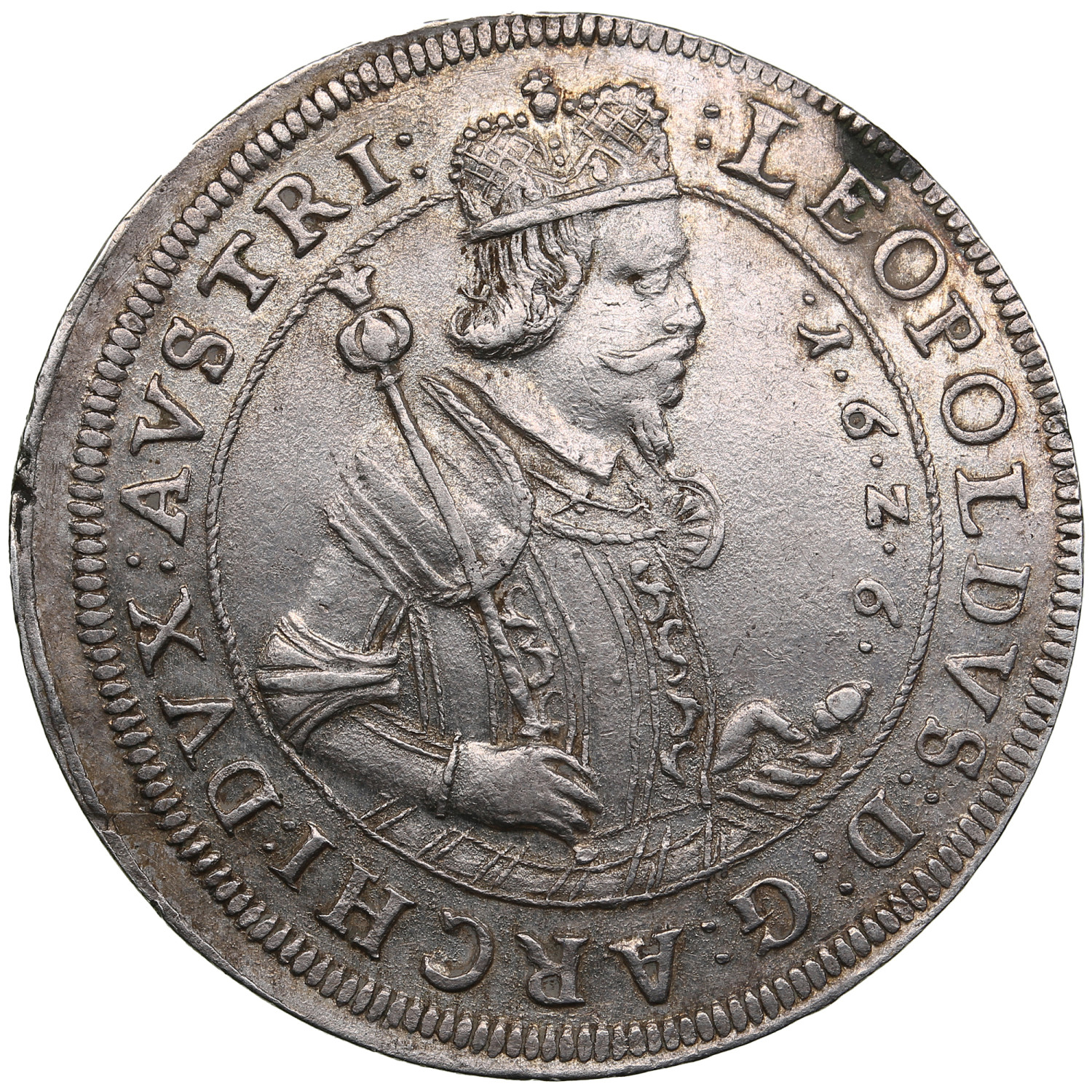 Austria, Holy Roman Empire, County of Tyrol (Hall) 1 Thaler 1626 ...