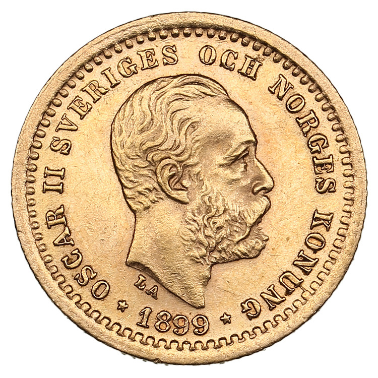 Sweden (Stockholm) 5 Kronor 1899 – Oscar II (1872-1907) - Лот №677. Аукцион Coins.ee