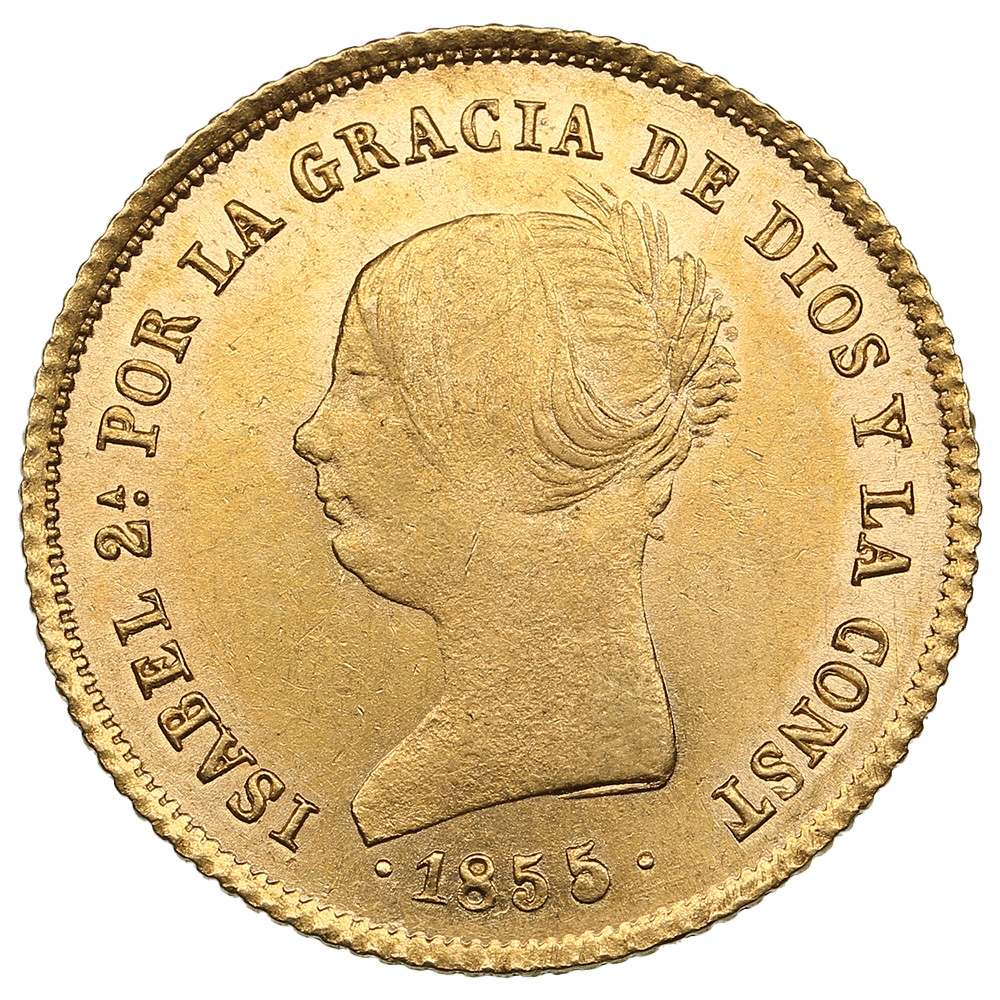 Spain (Seville) 100 Reales 1855 - Isabella II (1833-1868) - Лот №346 ...