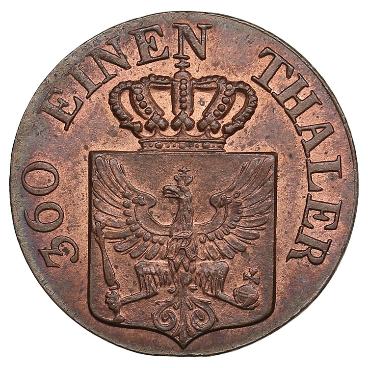 German States, Kingdom of Prussia (Berlin) 1 Pfennig 1840 - Friedrich ...